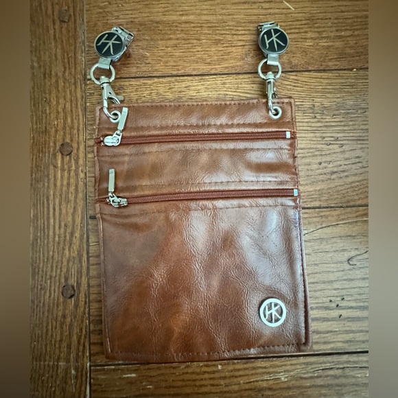 hipklips | Bags | Hipklips Clip Hip Bag Cell Pocket Vegan Leather Rfid ...